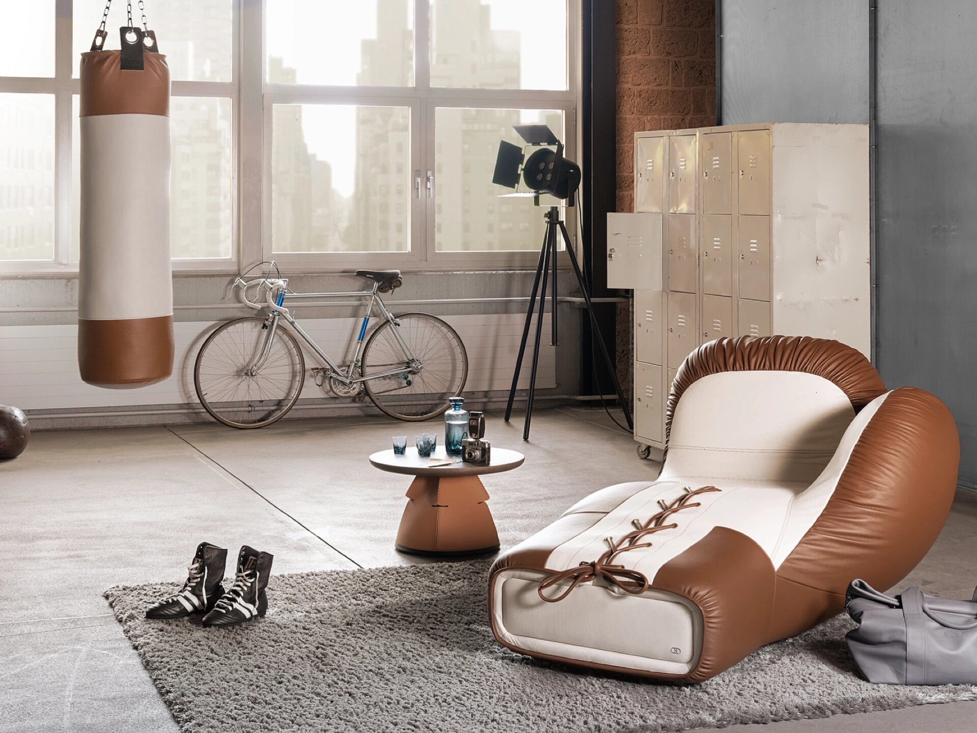Boxing Glove Sofa: Customizable Sports-Inspired Luxury by Vintara Desi