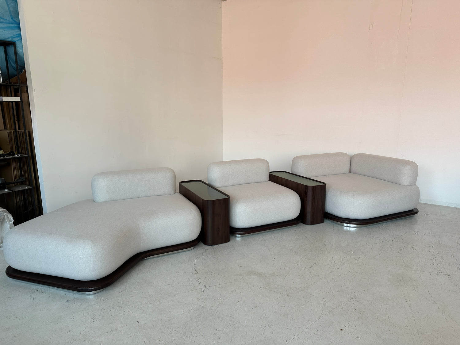 Lena Sofa - Modern Luxury Coastal Chic | Vintara Design
